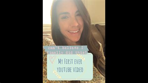 My First Ever Youtube Video Youtube
