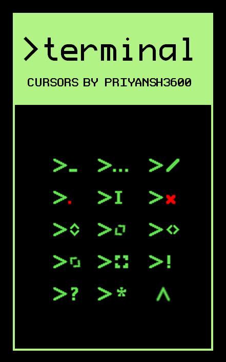 Terminal Cursors By Priyansh By Priyansh On DeviantArt