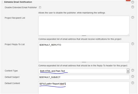 Selenium Webdriver Send Html Content In Email Body Of Jenkins Stack