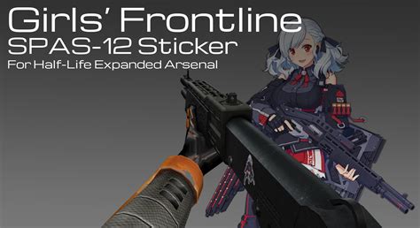 Girls Frontline Spas 12 Sticker Addon Half Life Expanded Arsenal
