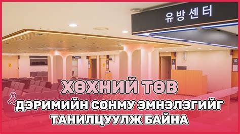 Дэримийн Сонму эмнэлэгийг танилцуулж байна хөхний төв Youtube