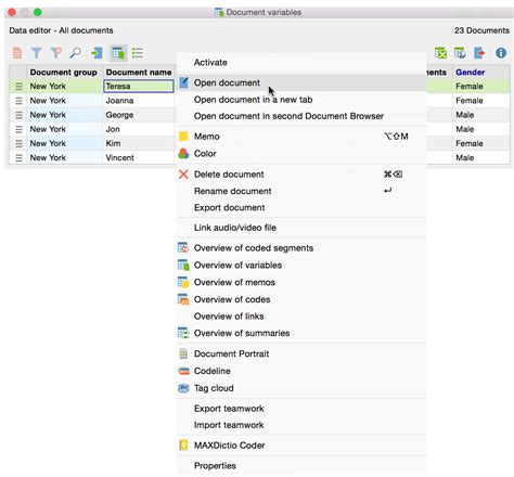 The “data Editor”