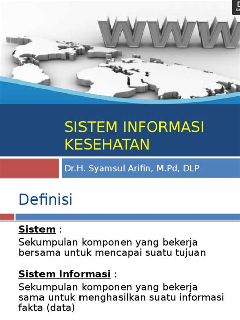Sistem Informasi Kesehatan 2015