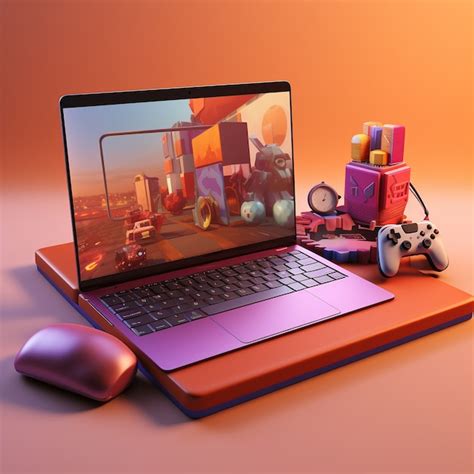 3d вид ноутбука Бесплатно Фото