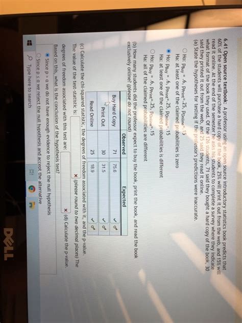 Solved 641 Open Source Textbook A Professor Using An Open