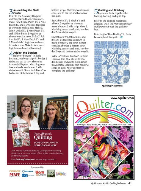 Quiltmaker July August Russian Handmade