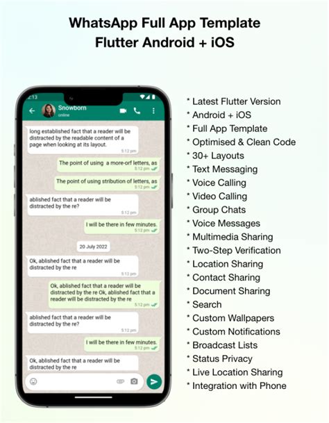 Whatsapp Full App Template Flutter Android Ios Initappz