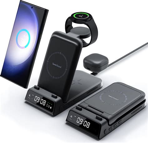 SwanScout Estación de Carga inalámbrica para Samsung Cargador
