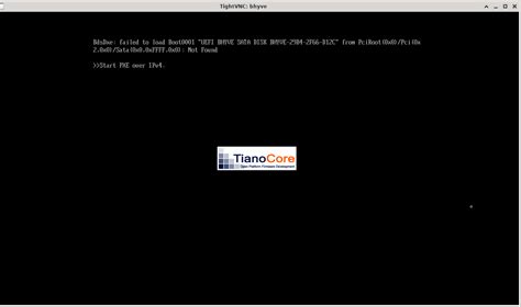 Bhyve I Got Error Bdsdxe Failed To Load Boot0001 When I Boot
