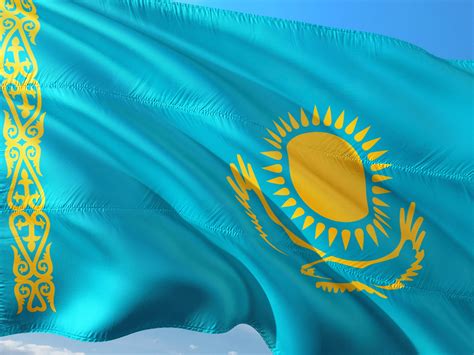 Kazakhstan Flag Wallpapers Top Free Kazakhstan Flag Backgrounds