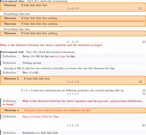 adjust vertical spacing for any combination of text equations and