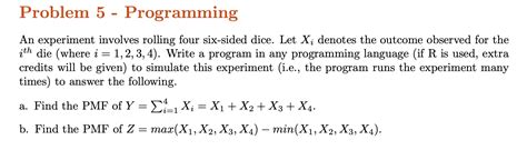 Solved Problem 5 Programming An Experiment Involves