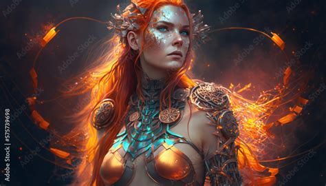 Freyja The God Of Love Sex And Fertility Cyberpunk German Gods