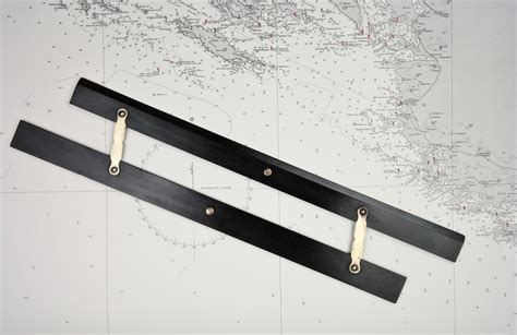 Parallel Ruler Brass And Ebony Archipel