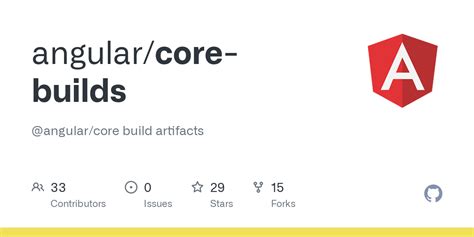 Github Angular Core Builds Angular Core Build Artifacts