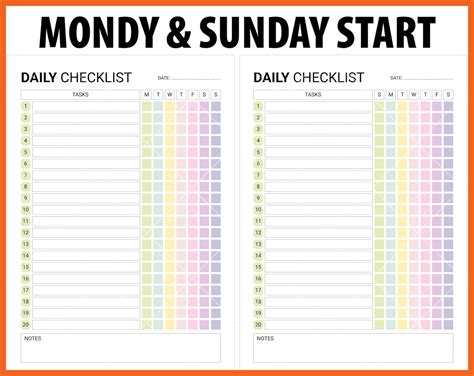 Editable Daily Checklist Daily Task Planner Template Minimal Daily Checklist Printable To Do