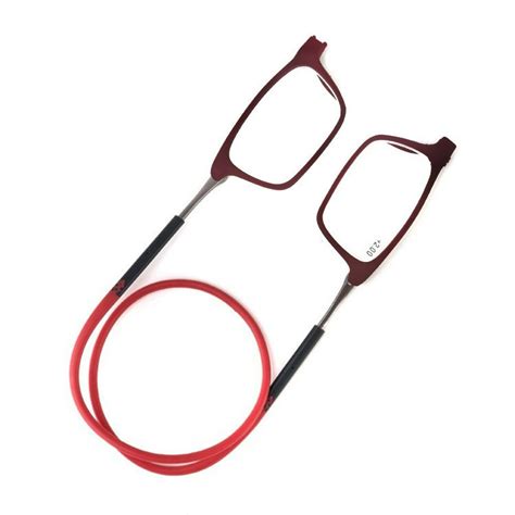 Estbridge Portable Magnetic Reading Glasses With Hang A Neck Reading