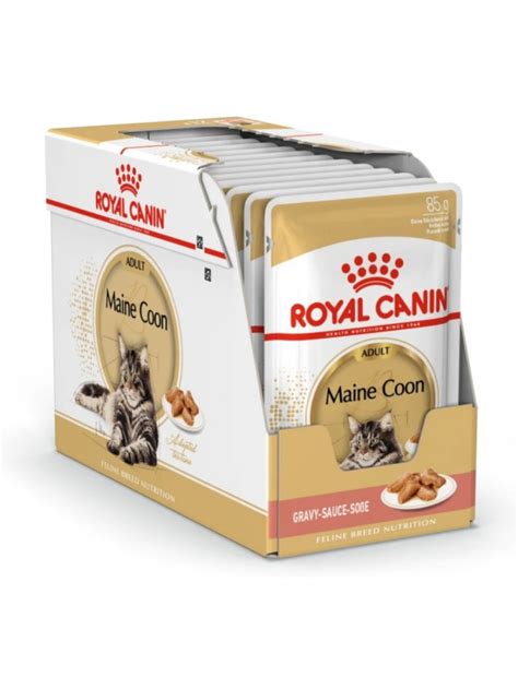 Royal Canin Maine Coon Adult паучи для взрослых кошек породы Мэйн Кун в ...