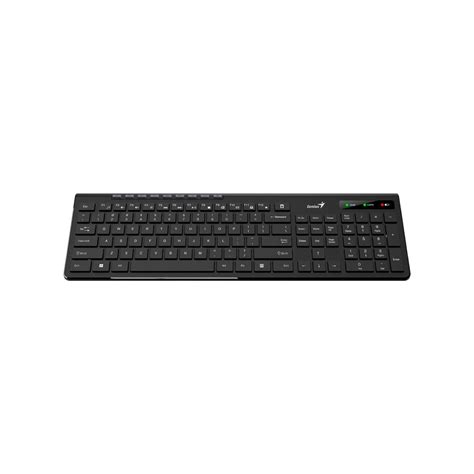 Teclado Genius Slimstar 7230 Wireless Multimedia Black - dudu