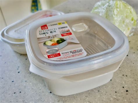 사용기 전자레인지 용기 어때 다이소 다용도 야채 채소 보관 찜기 네이버 블로그