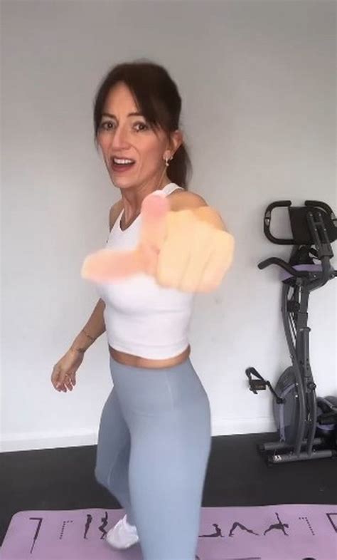 Davina Mccall Branded Inspiring As She Shows Off Washboard Abs In