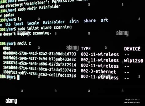 Scanning Wifi Networks Available With Security Level And Signal