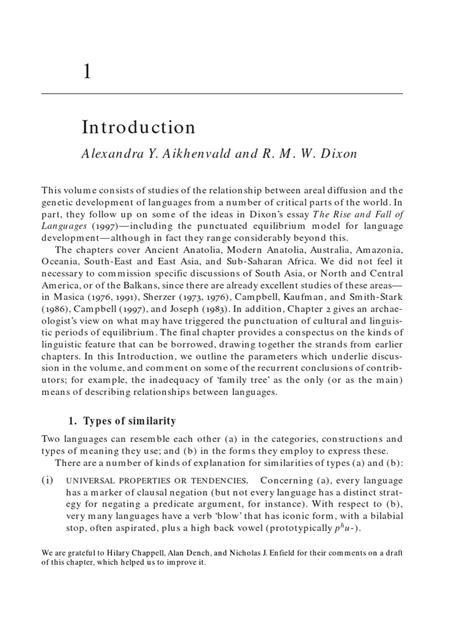 Aikhenvaldanddixon Language Pdf Linguistics Human Communication