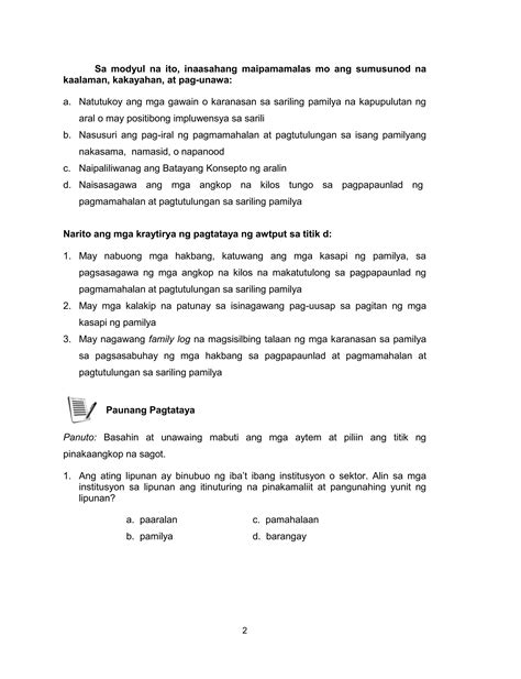 Esp Module Grade 8 Pdf
