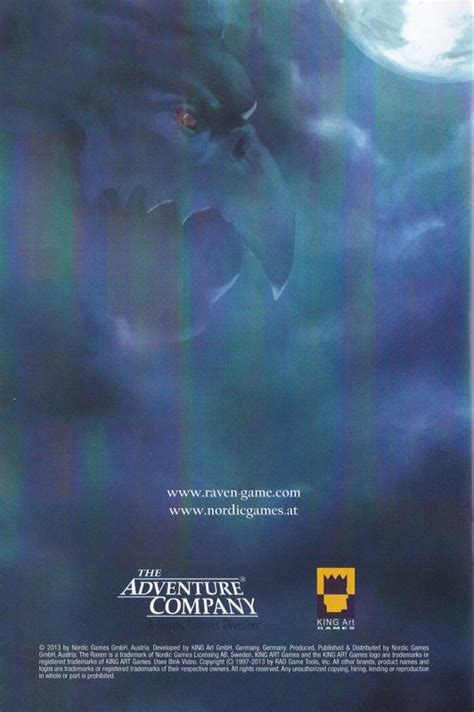 The Raven Legacy Of A Master Thief Cover Or Packaging Material Mobygames