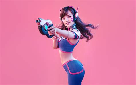 X Overwatch Dva Artwork K Wallpaper X Resolution Hd K