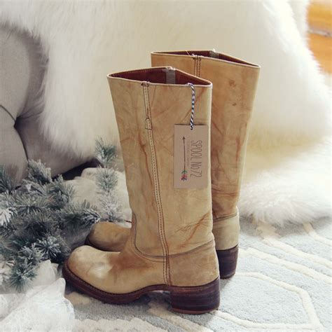 Vintage 70s Frye Campus Boots Rugged Vintage Leather Boots From Spool