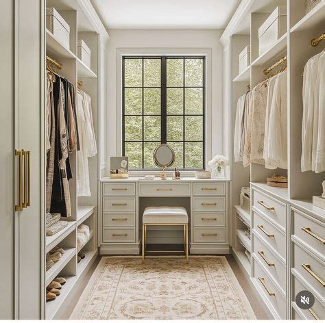 Walk In Closet With Vanity Room