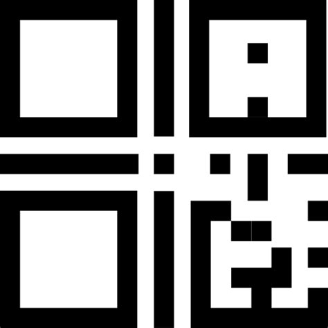 Qr Code Basic Straight Lineal Icon