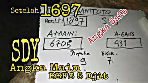 Angka Gaib Sidney Hari Ini Rumus Kepala Ekor Sdy Bocoran Togel Di