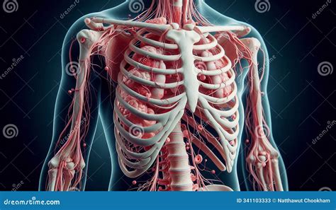 Human Anatomy Representation Of Skeletal System Stock Illustration