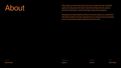 Tpm Transportation And Logistics Solution On Behance