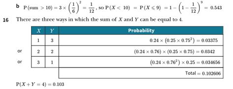 9709 S1 Binomial And Geometric Distributions Exercise 3 Worked