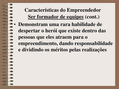 Ppt Empreendedorismo Pode Ser Aprendido Características Do