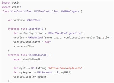Wkwebview No Xcode Com Swift Jone Franco