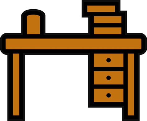 Study Table Vector Icon Design 22927532 Vector Art At Vecteezy