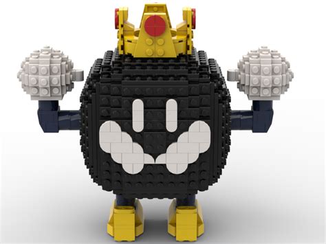 Lego Moc Mario King Bob Omb By Jedi Plb Rebrickable Build With Lego