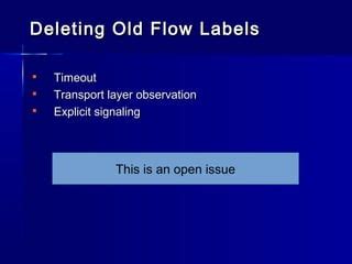 IPV Flow Labels PPT Computer Networking Computing