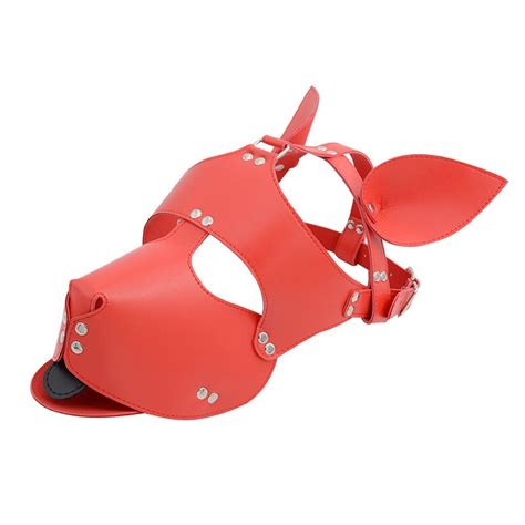 Red Mongrel Pup Hood Cheeky Bdsm Nz
