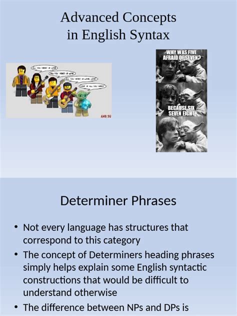 Advanced English Syntax Pdf Phrase Syntax