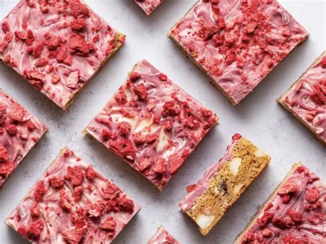 Rubies Ruby Chocolate Blondies Recipe — Recipes