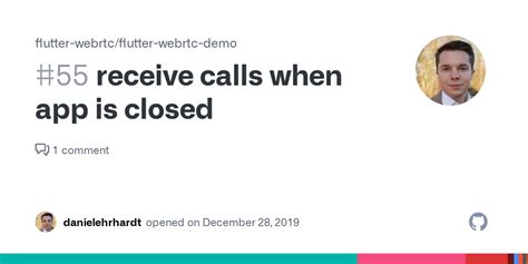 Receive Calls When App Is Closed · Issue 55 · Flutter Webrtcflutter