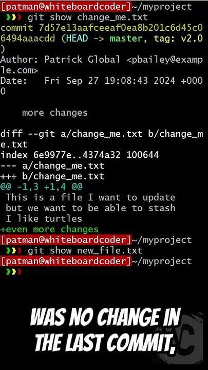 git show coding git gittutorial github youtube