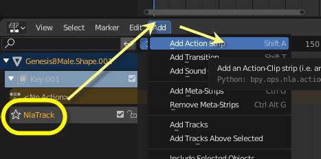 Nla Editor How To Push Up An NLA Strip Or Action Clip To Append To
