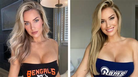 Golf Superstar Paige Spiranac Nfl Jinxing Good Luck Charm Fitness