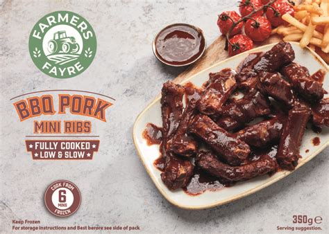 Farmers Fayre Bbq Pork Mini Ribs · Direct Wholesale Foods